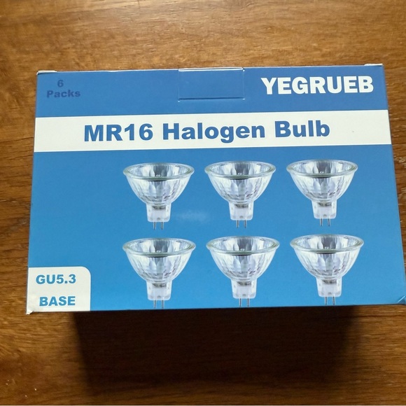 Other | 6 Pack Mr16 Halogen Bulb Pack 280k New | Poshmark